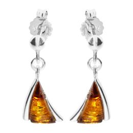 OSTSEE-SCHMUCK Damen Paar Ohrh&auml;nger "- Imke - Silber 925/000 - Bernstein", Silber 925 (Sterlingsilber), silber, Silber 925 (Sterlingsilber), Ohrringe