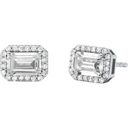 Michael Kors Damen Paar Ohrstecker "Schmuck Geschenk Silber 925 Ohrringe Halo Stud", Silber 925 (Sterlingsilber), silber, Silber 925