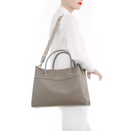 Valentino Handbags VALENTINO BAGS Damen Henkeltasche "ALEXIA", grau, Polyurethan (PU), Taschen, Umh&auml;ngetasche Schultertasche mit goldfarbenen Details