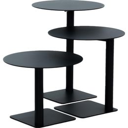 Beistelltisch SPINDER DESIGN, schwarz, Garten, Tische, "SUNNY 50", Beistelltisch aus Stahl