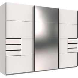 Schwebet&uuml;renschrank wimex, B:270cm H:208cm T:64cm, schwarz, Spanplatte, Schr&auml;nke, "Saigon", mit Spiegelt&uuml;r, 3 T&uuml;ren, 270cm breit