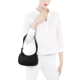 Valentino Handbags VALENTINO BAGS Damen Hobo "SAMBA RE", schwarz, Lederimitat, Taschen, Henkeltasche Schultertasche