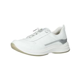 Paul Green Damen Sneaker "Paul Green Sneaker Glattleder", Gr. 38,5, silber, Glattleder, Schuhe