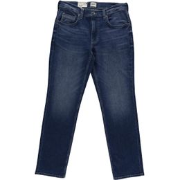 Mustang Herren Straight-Jeans "Style Washington Straight", blau, Gr. 34, Denim/Jeans, Obermaterial: 99% Baumwolle, 1% Elasthan, Jeans, mit