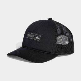 Damen Baseball Cap "SNAP TRUCK CAP", schwarz, adidas Performance, Obermaterial: 92% Polyester, 8% Elasthan, Caps