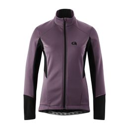 Gonso Damen Fahrradjacke "FURIANI"aubergine, Gr. 34, 100% Polyester, Jacken, Damen Softshell-Jacke, Windjacke atmungsaktiv und wasserabweisend