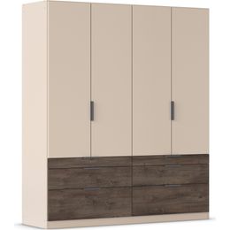 Kleiderschrank Rauch, B:181cm H:210cm T:54cm, beige, Holzwerkstoff, Kinderzimmer, Schr&auml;nke, "Koda", mit symmetrisch angeordneten Schubladen MADE IN