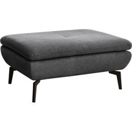 Hocker DIE PLANBAR, B:93cm H:44cm T:72cm, schwarz, 100% Recyceltes Polyester, Wohnzimmer, Hocker, "MP-IN23002", hochwertige Kaltschaumpolsterung,