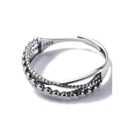 Firetti Damen Fingerring "Schmuck Geschenk Silber 925 Silberring Anti-Stress", 5 g, Silber 925 (Sterlingsilber), 4mm, silber, Silber 925