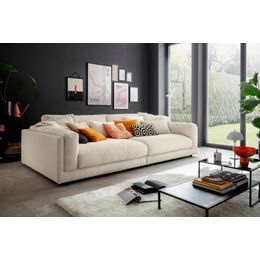 Big-Sofa 3C CANDY, B:294cm H:85cm T:150cm, beige, 88% Polyester, 12% Polyacryl, Sofas, "Karalis mit extra gro&szlig;er Sitztiefe, elegantes Mega Sofa zum