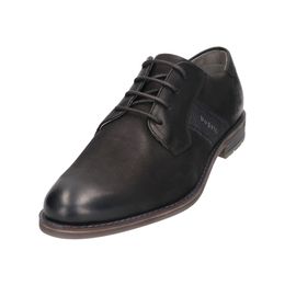 Bugatti Herren Schnürschuh "Bugatti Businessschuhe Nubukleder", Gr. 43schwarz, Nubukleder, Schuhe