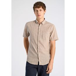LINDBERGH Herren Leinenhemd "LINDBERGH Leinenhemd", beige, Gr. XXL, Obermaterial: 55% Leinen, 45% Baumwolle, Hemden