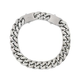 Fynch-Hatton Herren Armband "Schmuck Edelstahl Armkette The Chunky Chain", 18,5cm, Edelstahl, silber, Edelstahl, Armbänder