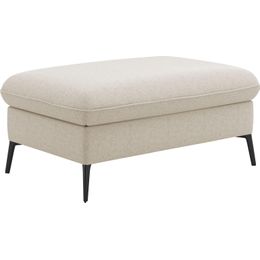Sit & More Polsterhocker SIT & MORE, B:104cm H:47cm T:69cm, beige, 95%Polyester, 5% Polyamid, Hocker, "Emely", mit praktischen Stauraum