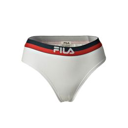 Fila Damen String "String 1er Pack", Gr. XS, wei&szlig;, Obermaterial: 95% Baumwolle CO. 5% Elasthan EL., Unterhosen