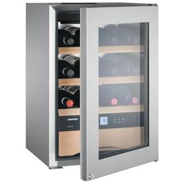 Liebherr Einbauweintemperierschrank "WKes 653_996911951", B:42,5cm H:61,2cm T:47,8cm, silber, Weinkühlschränke