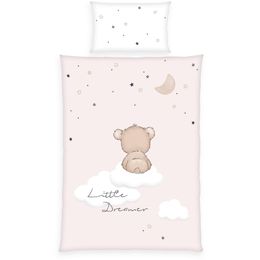 Babybettw&auml;sche Baby Bestbunt, Flanell, Obermaterial: 100% Baumwolle, Bettw&auml;sche, "babybest Little Dreamer", mit Wendefunktion
