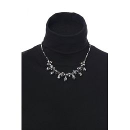Damen Kette mit Anh&auml;nger "Doro", silber, Basic, Collezione Alessandro, Glas, Halsketten, mit Glasperlen