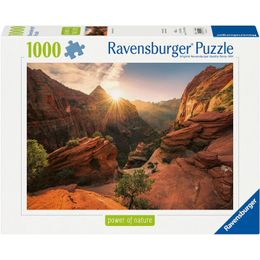 Ravensburger Kinder Puzzle "power of nature, Zion Canyon USA", bunt, B:70cm H:50cm, Puzzles, Made in Germany