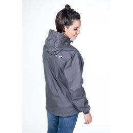 DEPROC Active Damen Regenjacke "CHESTER WOMEN", grau, Gr. 44, 100% Polyamid mit PU Membran, Jacken, auch in Gro&szlig;en Gr&ouml;&szlig;en erh&auml;ltlich