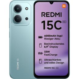 Xiaomi Smartphone "Redmi 15C 5G 4+128GB", 128 GB, grün, Mobiltelefone