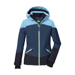 Killtec M&auml;dchen Skijacke "KSW 151 GRLS SKI JCKT", blau, Gr. 128, Oberstoff: 100% Polyester, Futter: 100% Polyester, Wattierung: 100% Polyester,