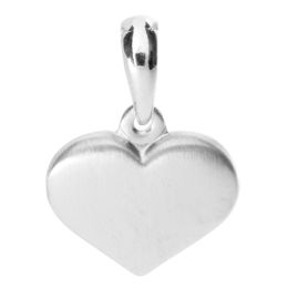 OSTSEE-SCHMUCK Damen Kettenanh&auml;nger "OSTSEE-SCHMUCK Anh&auml;nger Herz 15 mm Anh&auml;nger Herz 15 mm", 22 x 15mm, Silber 925 (Sterlingsilber), 1,5 g, wei&szlig;,