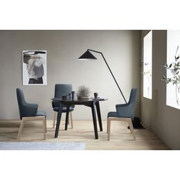 Polsterstuhl stressless, B:58cm H:105cm T:60cm, blau, Microfaser DINAMICA (88% Polyester, 12% Polyurethan), Esszimmer, St&uuml;hle, "Laurel", High Back