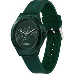 Lacoste Damen Quarzuhr "NEOCROC", gr&uuml;n, Armbanduhren, Armbanduhr, Herrenuhr, Silikonarmband, analog
