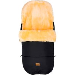 fillikid Kinder Fu&szlig;sack "Makalu Lammfellfu&szlig;sack, schwarz", schwarz, Polyester, Fu&szlig;s&auml;cke