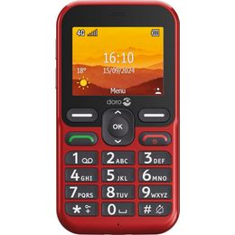 Doro Handy "Leva L10", B:9cm H:5,6cm T:19,3cm, rot, Mobiltelefone