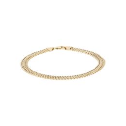 Firetti Damen Armkette "Schmuck Geschenk Gold 585 Armschmuck Armband Goldarmband Panzerkette", 21, Gelbgold 585, gold, Gelbgold 585, Armb&auml;nder
