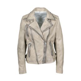 Freaky Nation Damen Lederjacke "Biker Princess SVA"grau, Gr. S, Oberstoff: 100% Leder; Futter: 100% Baumwolle, Jacken