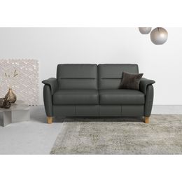2,5-Sitzer Home Affaire, B:179cm H:89cm T:89cm, grau, Luxus-Microfaser (100% Polyester);Struktur (100% Polyester);Luxus-Microfaser in Lederoptik