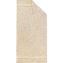 Handtuch Dyckhoff, B:50cm L:100cm, beige, Frottier, Obermaterial: 85% Baumwolle, 15% Hanf, Handt&uuml;cher, "Deep Harmony Comfort", 15% Hanf
