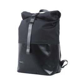7CLOUDS Damen Laptoprucksack "Nomo 7.1", schwarz, Polyethylen, Tarpaulin, Rucks&auml;cke, mit recyceltem PET