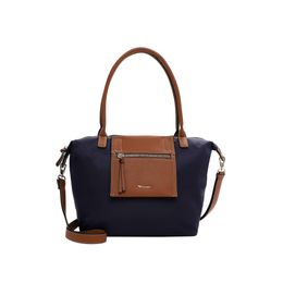 Tamaris Damen Shopper "Shopper TAS Fabrizia", blau, Polyester, Taschen