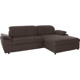 Ecksofa, B:278cm H:98cm T:165cm, braun, exxpo - SOFA FASHION, Wohnzimmer, Sofas, "Kyoto, inkl. Kopfteil- und Armteilverstellung, hoher Sitzkomfort",