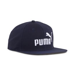 Puma Damen Flex Cap "ESS No. 1 Logo Cap mit flachem Schirm Erwachsene"navy blau, unifarben, Obermaterial: 53% Baumwolle, 45% Viskose, 2% Elasthan;