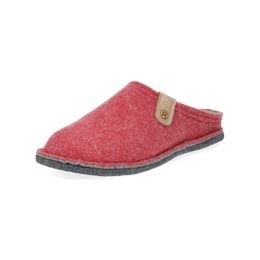 Rohde Damen Hausschuh "Rohde Hausschuhe Filz", Gr. 37, rot, Filz, Schuhe