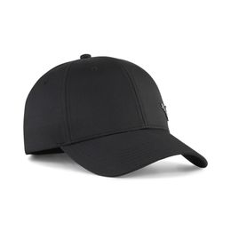Puma Jungen Flex Cap "Essentials Metal Puma Cat Baseball-Cap Jugendliche", schwarz, Gr. 2, unifarben, Obermaterial: 100% Polyester; Futter