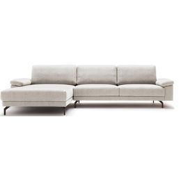 Ecksofa, B:274cm H:95cm T:178cm, grau, CREATION BY ROLF BENZ, Wohnzimmer, Sofas, "CR.450 elegantes Designsofa mit hohem Sitzkomfort"