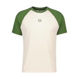 Sergio Tacchini Jungen T-Shirt "RISPECCHIO PL TEE _ Herren", grün, Gr. M, 100% POLYESTER, Shirts, T-Shirt Herren, leichtes Kurzarmshirt, Sporttrikot,