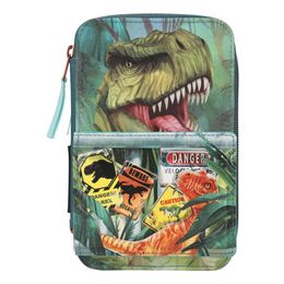 Depesche Kinder Buntstift "Federtasche Danger Dino World 21 x 13 x 7,5 cm bunt"bunt, Kunststoff, Stifte