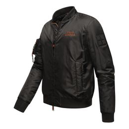 STONE HARBOUR Herren Bomberjacke "Berkoo", schwarz, Gr. XXL, Obermaterial: 100% Nylon; Futter: 100% Polyester; Wattierung: 100% Polyester;