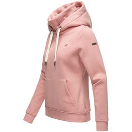 Marikoo Damen Kapuzenpullover "Chihiroo", rosa, Gr. XS, Obermaterial: 80% Baumwolle, 20% Polyester; Futter: 100% Polyester; Wattierung: 100%