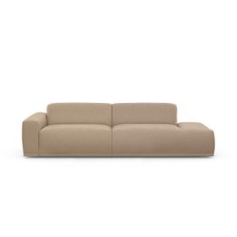 Big-Sofa Trendmanufaktur, B:277cm H:72cm T:107cm, grau, 100% Polyester, Sofas, "Braga, mit hochwertigem Kaltschaum, Megasofa, in Cord erh&auml;ltlich",