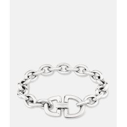Damen Armband "Schmuck Geschenk Edelstahl Armkette The D-Link Statement", 22cm, Edelstahl, silber, Liebeskind Berlin, Edelstahl, Armb&auml;nder