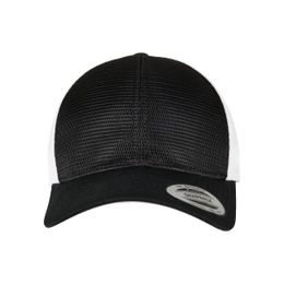 Flexfit Damen Flex Cap "Flexfit Accessoires 360 Omnimesh 2-Tone Cap"schwarz, wei&szlig;, unifarben, 60% Baumwolle, 40% Polyester, Caps