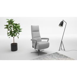 Sit & More TV-Sessel SIT & MORE, B:70cm H:124cm T:85cm, grau, Sessel, "Vario Comfort, inkl. Kopfteilverstellung & 360 Drehfunktion", mit Gasdruck, H&ouml;he der